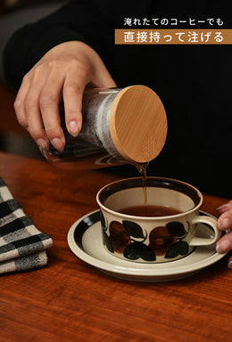 IwaiLoft 2層断熱ガラス コーヒーサーバー ダブルウォール ジャグ 耐熱ガラス ティーポット ワンタッチ リーフポット・ピュア 電子 – 茶器・コーヒー用品を選ぶ - IwaiLoft