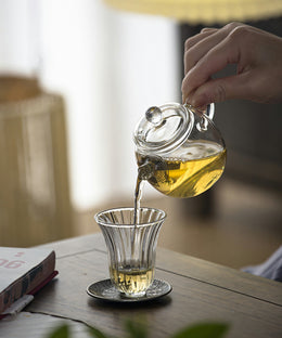 IwaiLoft ガラス急須 120ml ガラスティーポット 小 1人用 耐熱ティーポット ガラス 醬油ポット 醬油差し 北欧 おしゃれ ジ – 茶器・コーヒー用品を選ぶ - IwaiLoft