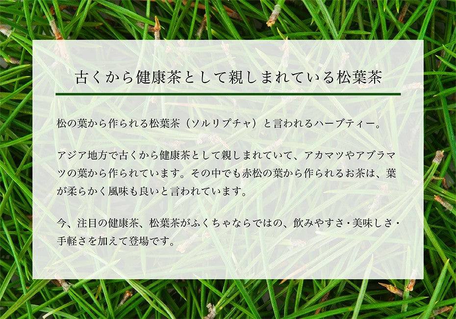 松葉茶 国産 3g 残留農薬検査済 岡山県産 無農薬 野生 赤松 まつば茶 松の葉茶 日本 無添加 ふくちゃ – 茶器・コーヒー用品を選ぶ - IwaiLoft