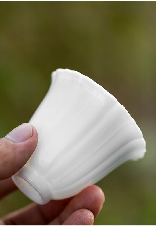 IwaiLoft 白磁 茶杯 2個セット 茶托付き 中国 台湾茶器 湯のみ 湯呑み お茶 カップ コップ 来客用 お茶用品 ティーウェア 中 – 茶器・コーヒー用品を選ぶ - IwaiLoft